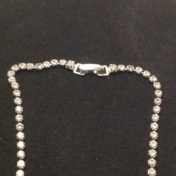 Vintage | Jewelry | Vintage Rare Necklace With Clear Rhinestones | Poshmark